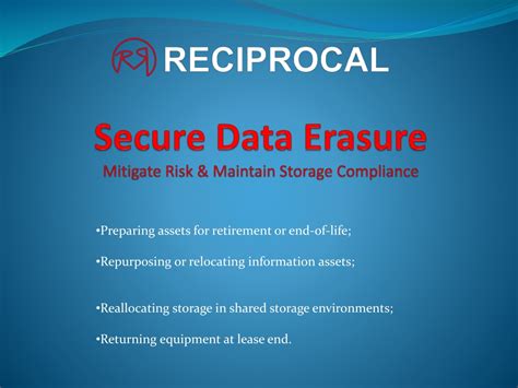 Ppt Secure Data Erasure Powerpoint Presentation Free Download Id