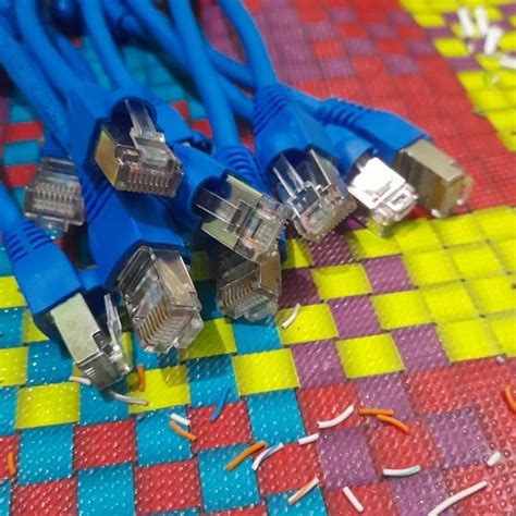 Jual Kabel Lan Server Gigabyte Konektor Besi Commscope Cat Shopee Indonesia