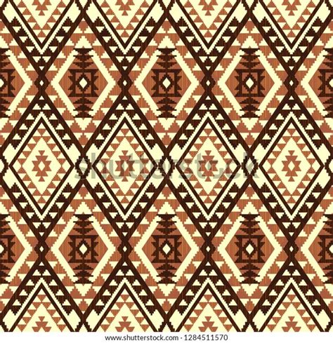 Geometric Seamless Pattern Ethnic Style Stock Vector Royalty Free 1284511570