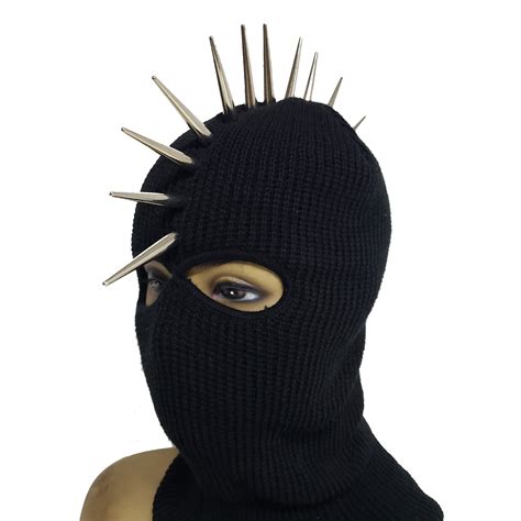 Spiked Mohawk Ski Mask Balaclava Beanie Knitted Masks For Men Etsy