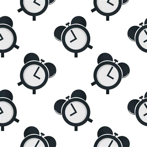 Alarm Clock Seamless Pattern2 31708551 Vector Art At Vecteezy