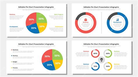 Premium Vector Pie Chart Infographic Presentation Template Fully Editable