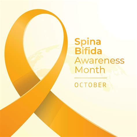 National Spina Bifida Awareness Month Vector Design Template Good For