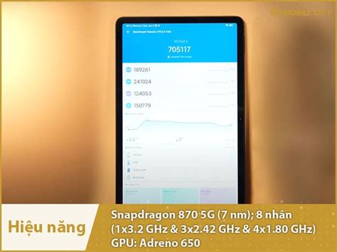 Xiaomi Pad 6 Snapdragon 870 Màn 2 8K 144Hz giá siêu rẻ