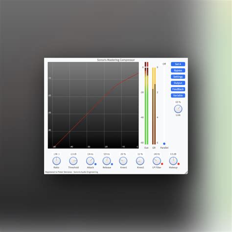 Sonoris Sonoris Mastering Compressor Pluginsmasters
