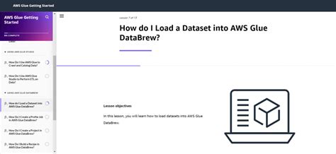 AWS Glue Getting Started Tutorials Dojo