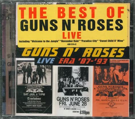 Guns Nroses Andlive Era 87 93 2cd Album Eur 549 Picclick Fr