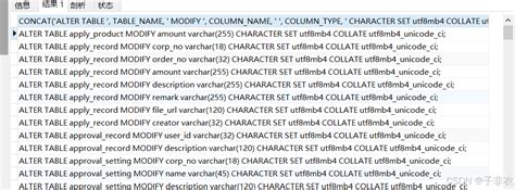 mysql将数据库所有表格和列编码格式从utf8mb3换成utf8mb4 utf8mb3转utf8mb4 csdn博客