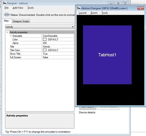 TabHost Tutorial In Android Using Basic4Android SourceCodester