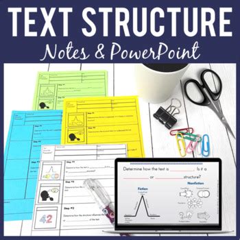 Text Structures Guided Notes With PowerPoint By Mrs Spangler In The Middle