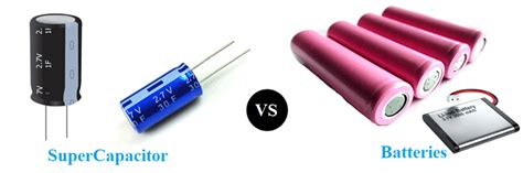 Supercapacitor Vs Battery Comparison And Case Study