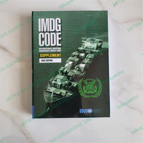 Jual Imdg Code Supplement 2022 Edition Kab Gresik Mitra Bahari