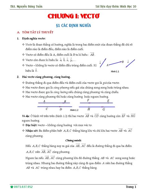 Huong Dan Giai Cac Dang Toan Ve Dinh Nghia Vector Tong Va Hieu Hai Vector Nguyen Dang Tuan
