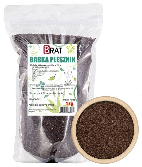Babka PŁESZNIK nasiona BŁONNIK kg Allegro pl