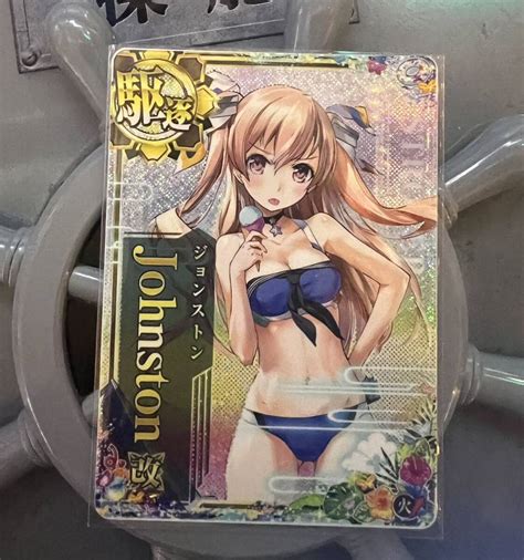 Yahooオークション 艦これアーケード ジョンストン改 水着mode ホロ