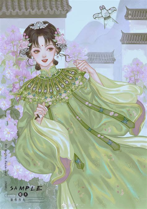 古风美人绘师槿木 堆糖美图壁纸兴趣社区
