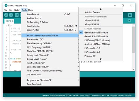 Getting Started With The Esp8266 Flowing Thoughts