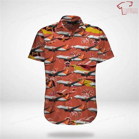 Sunwing Airlines Boeing 737 8 Max Hawaiian Shirt For Men And Women T