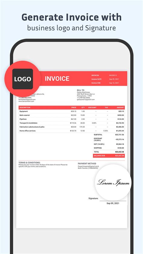 Instant Invoice Maker Create For Android Download
