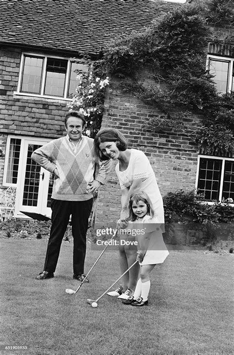 Welsh Golfer Brian Huggett At Home With His Wife Winnie And Their