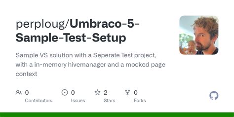 Github Perploug Umbraco Sample Test Setup Sample Vs Solution With A Seperate Test Project