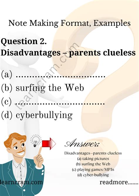 Note Making Class 12 Cbse Format Examples Learn Cram