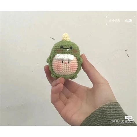 Chia sẻ chart móc len Chart Mochi Khủng Long tải xuống file PDF SKU BR74K3