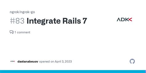 Integrate Rails 7 Issue 83 Ngrok Ngrok Go GitHub