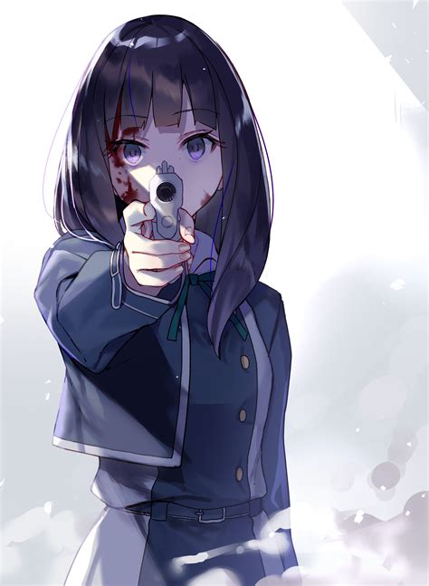 Inoue Takina Lycoris Recoil Drawn By Tsukudaniore624 Danbooru