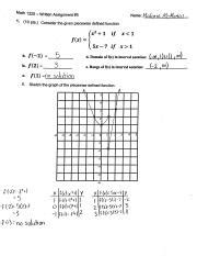 Piecewise Defined Function: Graph, Domain, and Range | Math 1220 | Course Hero