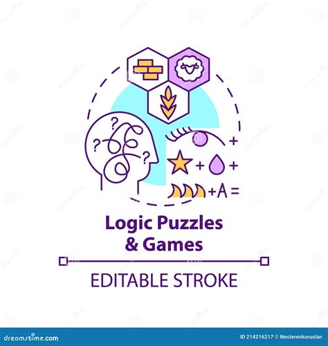 Logic Puzzles Cartoon Vector 35779259