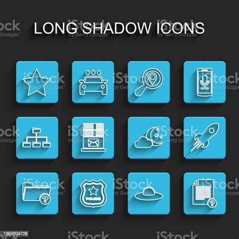 설정 줄 알 수없는 디렉토리 경찰 배지 스타 Ufo 비행 우주선 문서 메일 서버 화재와 구름 달과 별 아이콘 로켓 벡터 1위에 대한 스톡 벡터 아트 및 기타 이미지 Istock