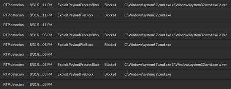 Malwarebytes Blocking Multiple Windowspowershell Files And Cmd Exe