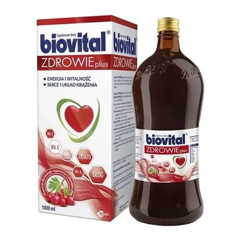 BIOVITAL ZDROWIE PLUS płyn 1000 ml na brak energii zmęczenie