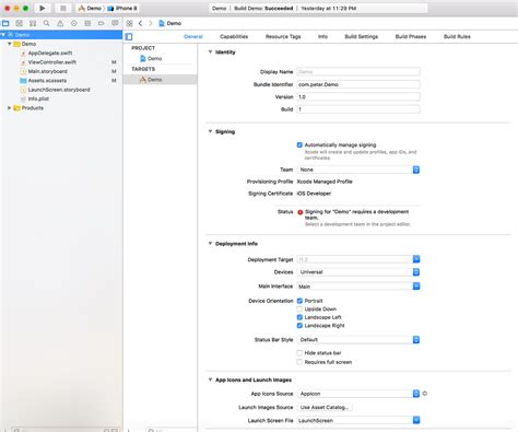 Xcode 專案檔的編輯頁面 開發 Ios App 時，除了撰寫 Swift 程式和在 Storyboard By 彼得潘的 Ios