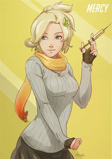 Casual Mercy By Farisato Overwatch Fan Art Overwatch Comic Overwatch