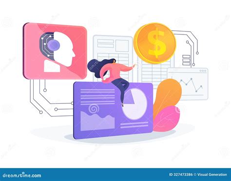 Ai Enhanced Expense Management Abstract Concept Vector Illustration Stock Vector Illustration