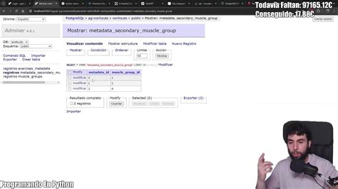 Proyecto En Python De 0 Gym Tracker Programando Hasta Que Pueda