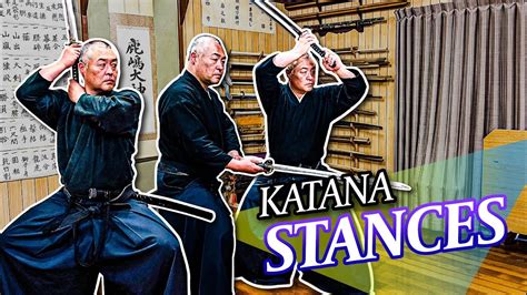 How You Hold The Katana With Samurai Armor On The 16 Basic Stances
