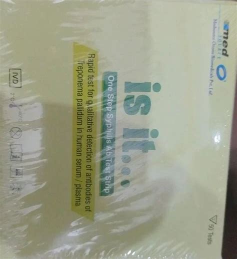 Vdrl Test Kit Urine At ₹ 650 Box In Darbhanga Id 2851831538397