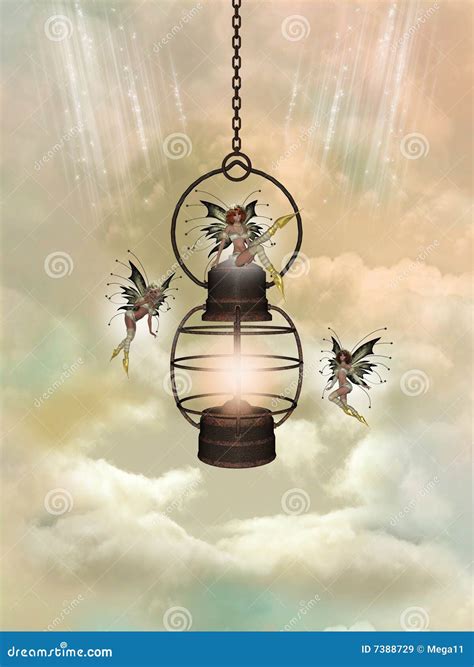 Magic Lamp Stock Illustration Illustration Of Lighting 7388729