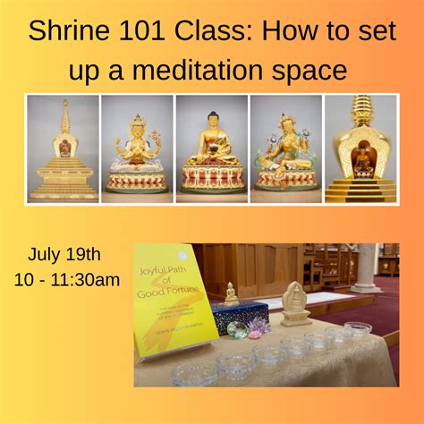 Shrine 101 Class 1 Atisha Kadampa Buddhist Center