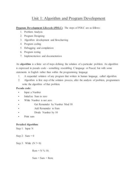 C Notes Diploma Ee 3rd Sem Doc Programming Languages Computing