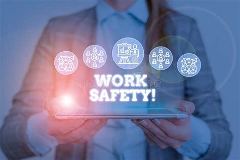 Conceptual Hand Writing Showing Work Safety Business Photo Text