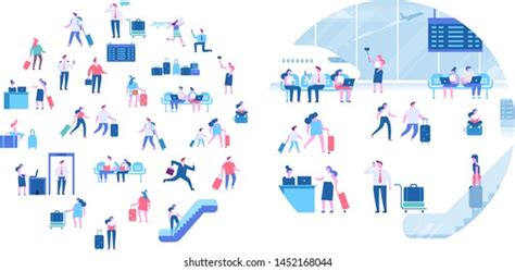 Bundle Programming Scenes Frontend Backend Developers Stock Vector