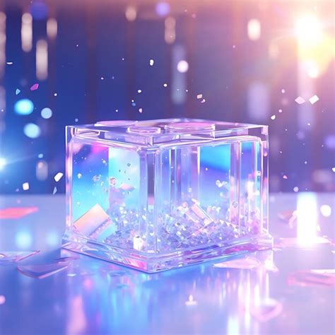 Premium Ai Image Photo Of Translucent Plastic Box Cosmetic Surrounded