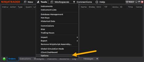 Enabling Ninjatrader Tick Replay Trading Orderflow