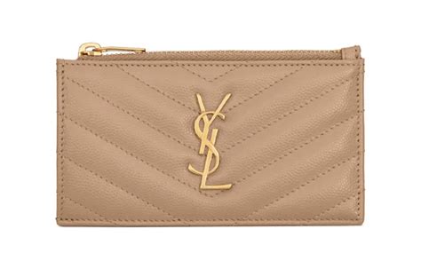 Saint Laurent Womens Monogram Card Holder Poizon