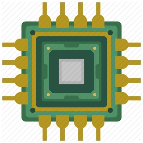 Green Technology Electronic Device Circuit Component Clip Art Circle Icon Free Icon