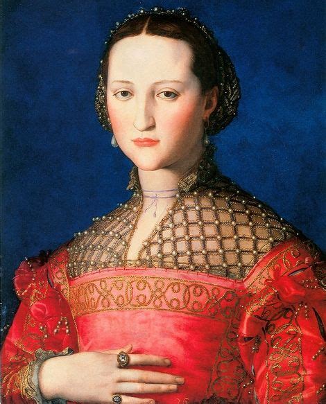 Portrait Of A Woman Balia Dei Medici Uffizi Gallery Florence Italy